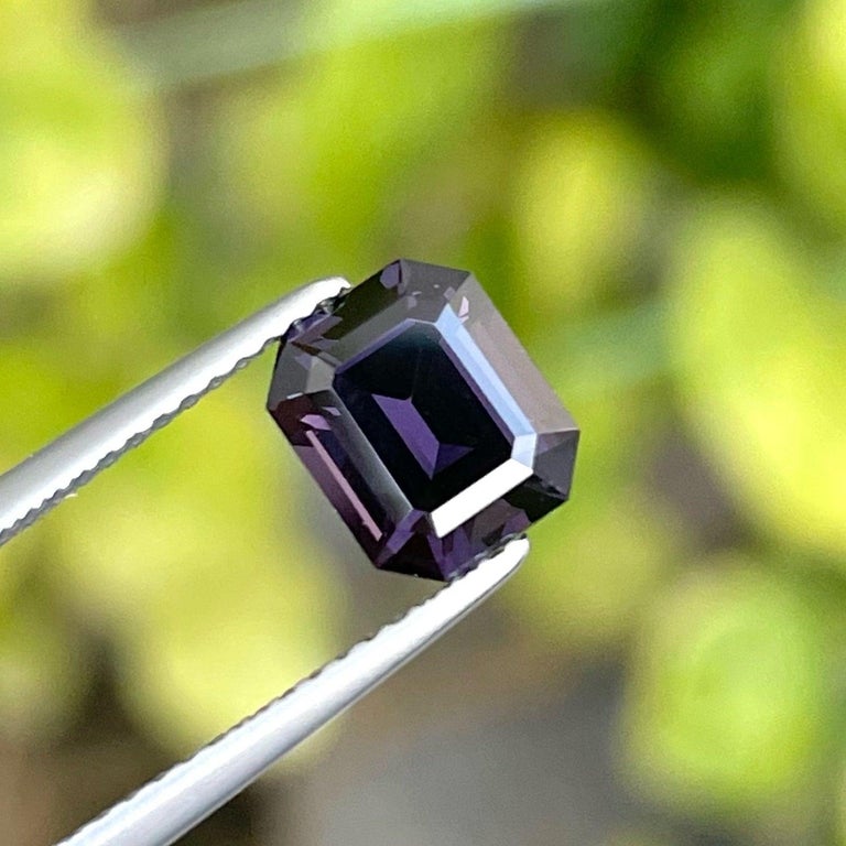 Brilliant Deep Purple Spinel Gemstone 1.85 Carats Loose Spinel Ring ...
