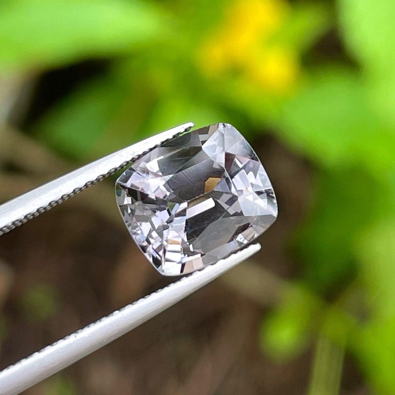 Brilliant Grey Natural Loose Spinel Gemstone 3.30 Carats High Quality ...