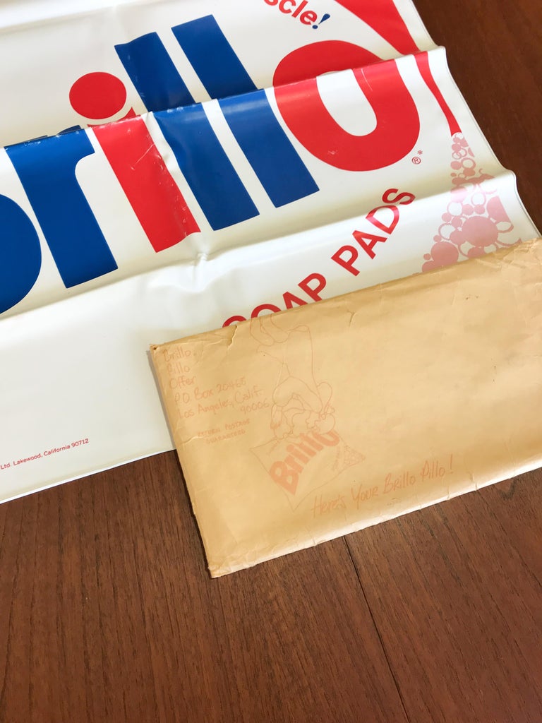 Brillo Pillow with Original Documentation For Sale at 1stDibs