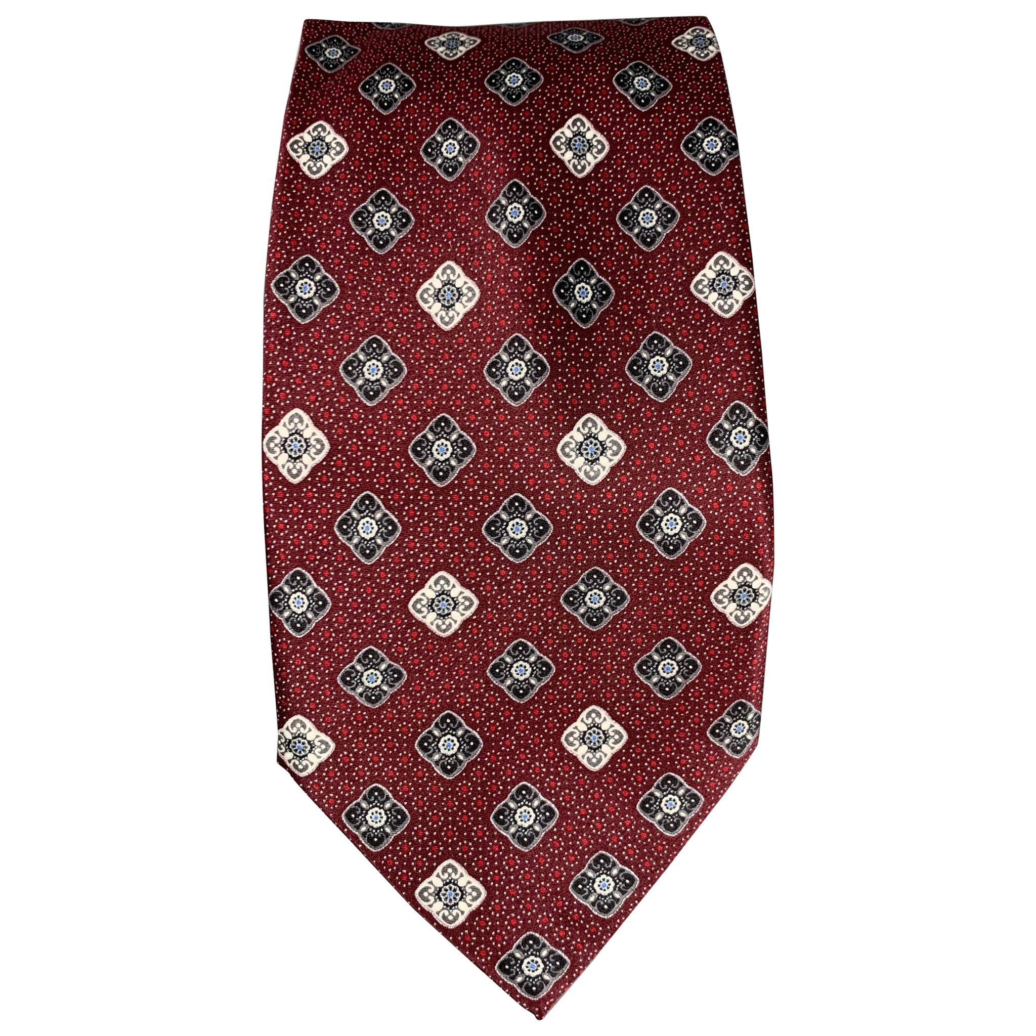 HERMES Tie - Brown Silk H Pattern Neck Tie at 1stDibs | hermes pattern ...
