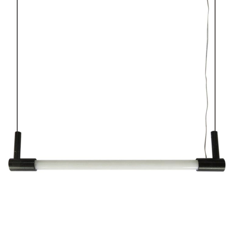 Brisa Pendant Light in Chocolate Color and Flume Style For Sale at 1stDibs
