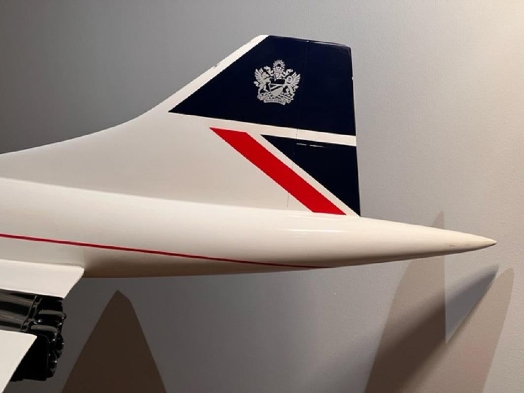 British Airways Large Scale Model "Concorde" For Sale at 1stDibs