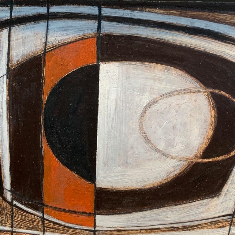 Black, White and Orange Painting by Artist John Taylor Abstract ...