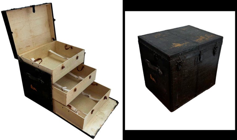 British Basement Suitcase, 19th Century For Sale at 1stDibs