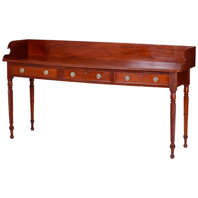 British Colonial Mahogany Server at 1stDibs