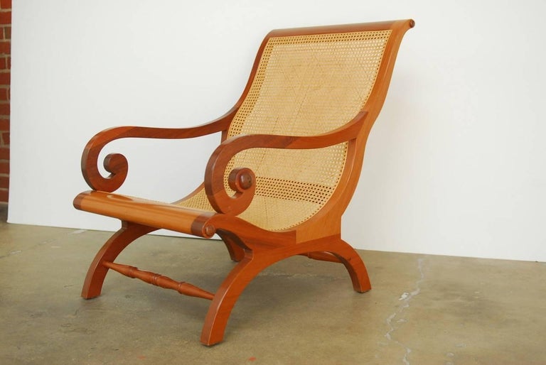 British Colonial Planters Chair or Campeche Chair at 1stDibs