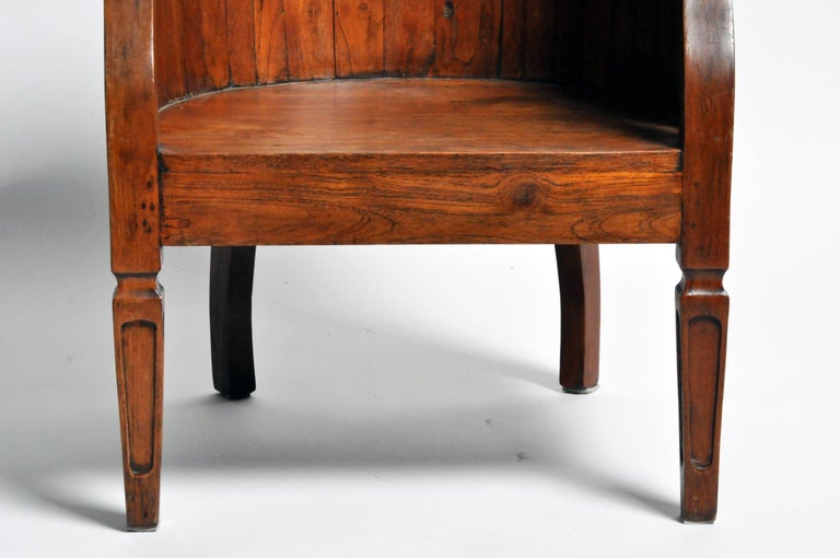 British Colonial Round Back Chairs at 1stDibs