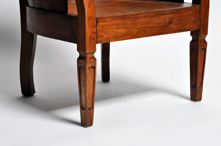 British Colonial Round Back Chairs at 1stDibs