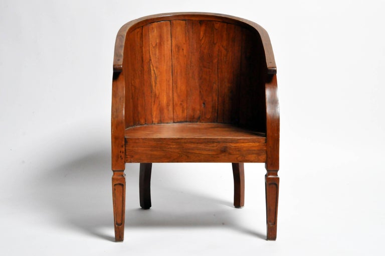 British Colonial Round Back Chairs at 1stDibs