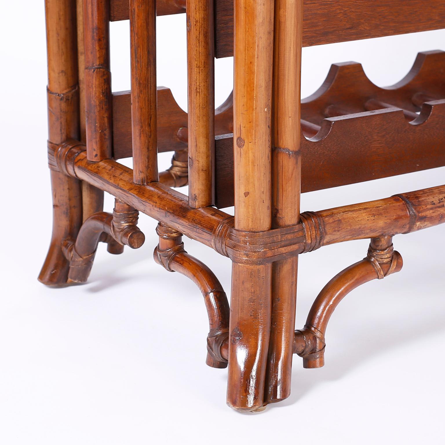 British Colonial Style Bamboo Bar at 1stDibs | bamboo bars, bamboo bar ...