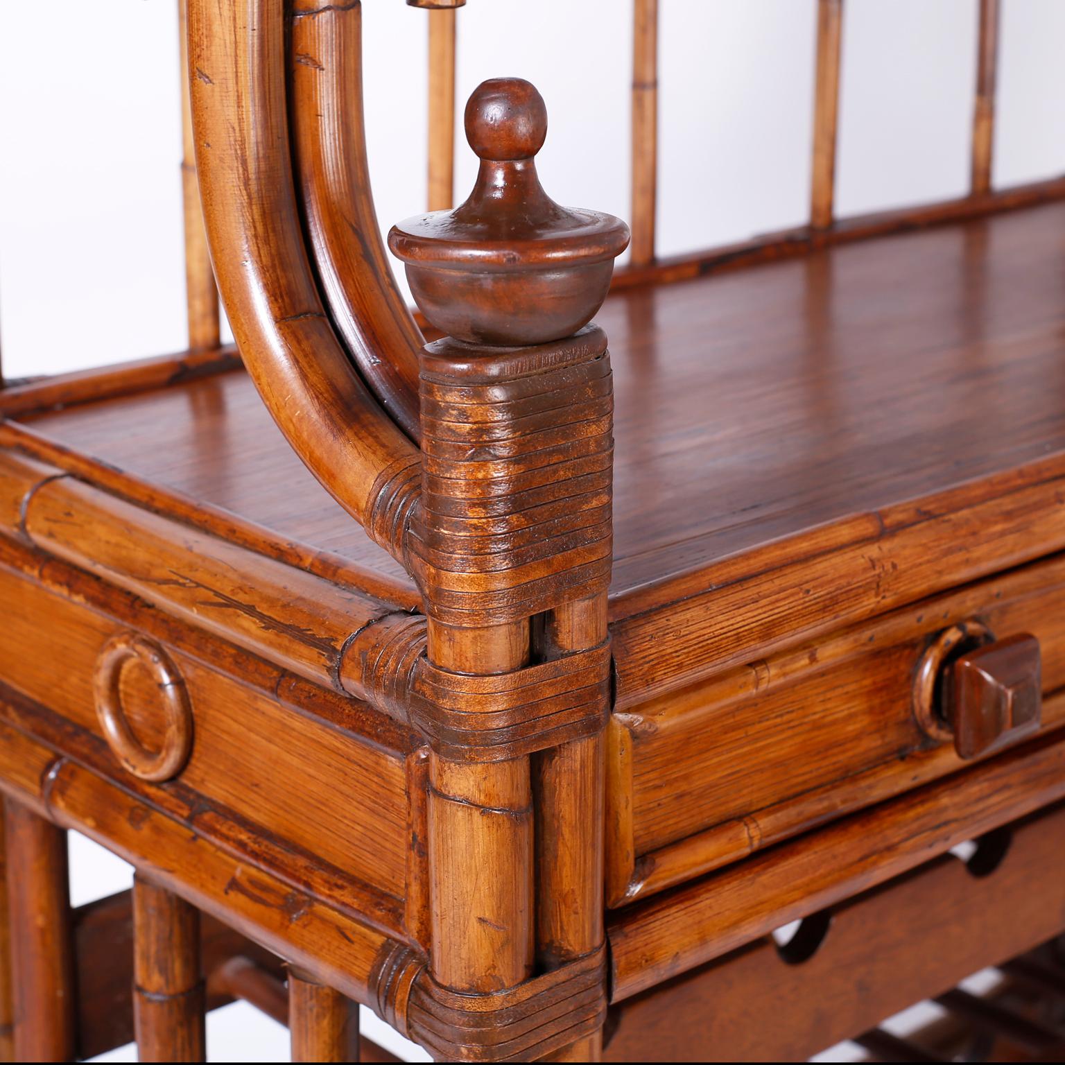 British Colonial Style Bamboo Bar at 1stDibs | bamboo bars, bamboo bar ...