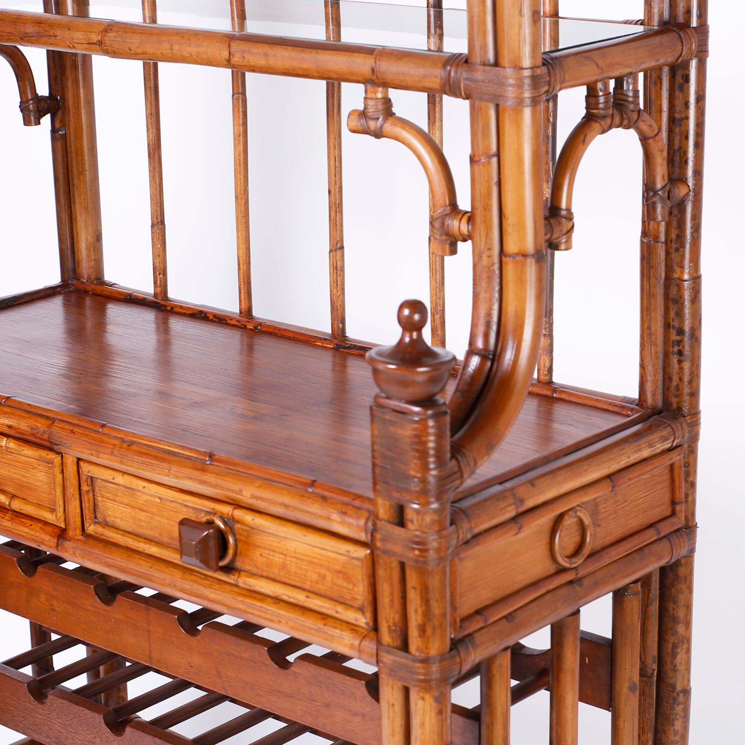 British Colonial Style Bamboo Bar at 1stDibs | bamboo bars, bamboo bar ...