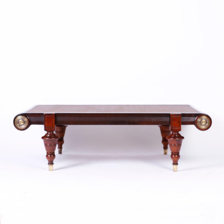 British Colonial Style Coffee Table at 1stDibs