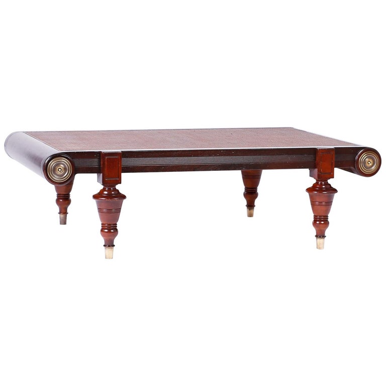 British Colonial Style Coffee Table at 1stDibs