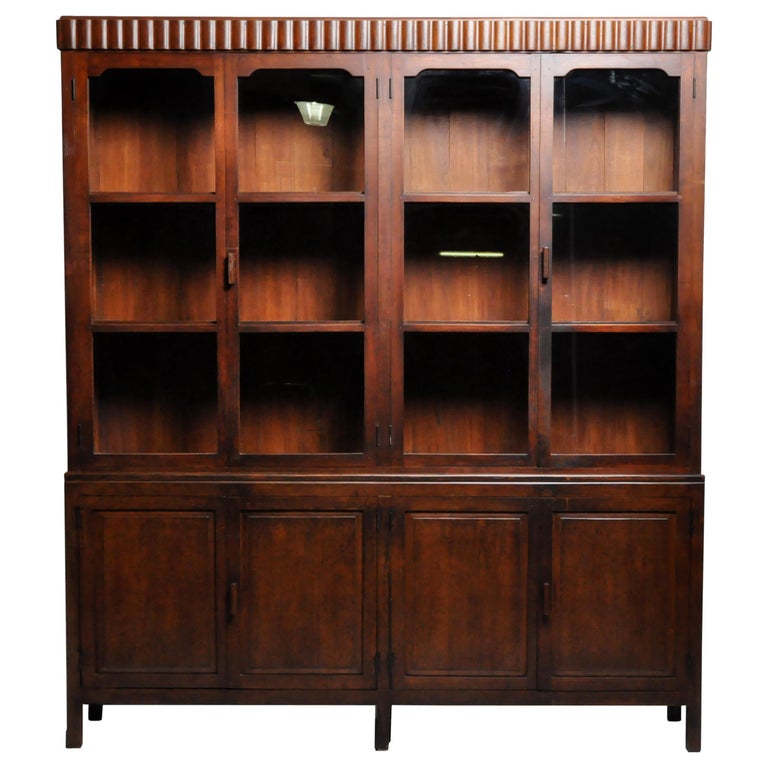 British Colonial Teak Wood Bookcase at 1stDibs | colonial bookcase ...