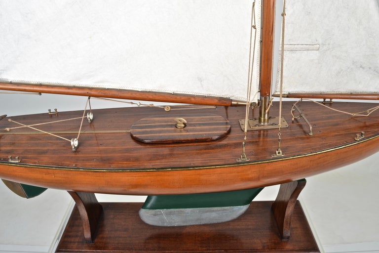 British Cutter Rig Pond Boat, 1930 at 1stDibs