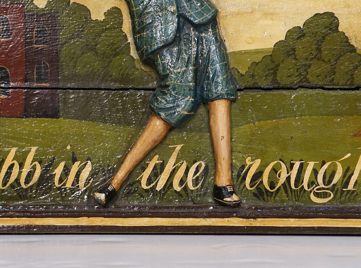 British Golfing Pub Sign, "Perth 1871" at 1stDibs