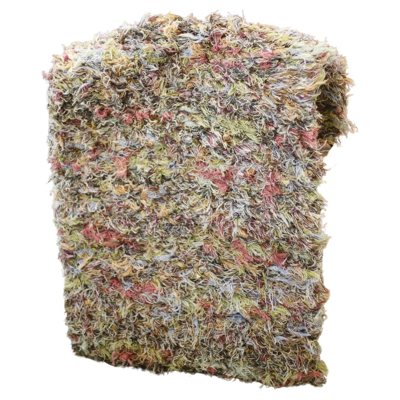 British Made Selvedge Tufted Rug- Pastel at 1stDibs