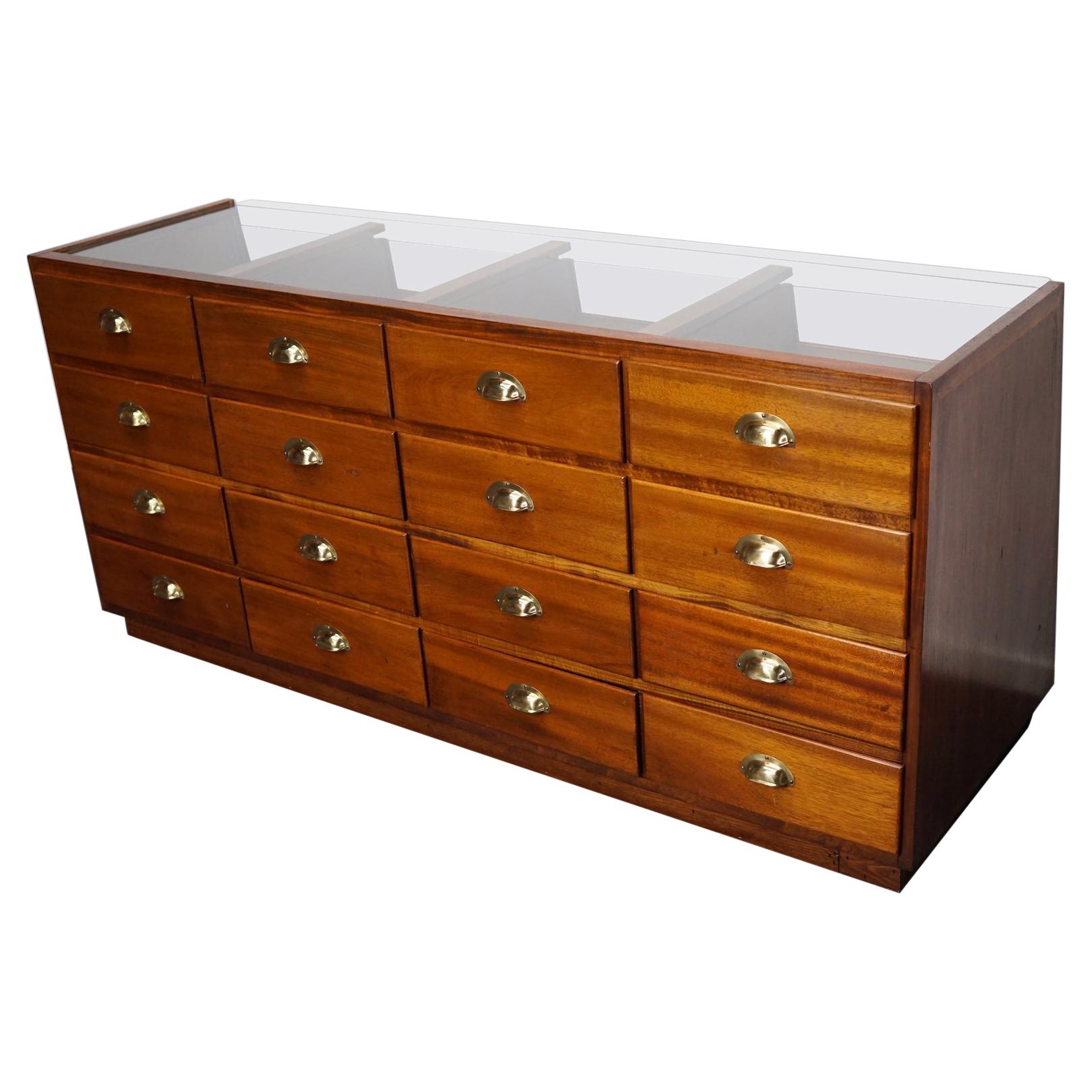 English 42 Drawer Hardware Store Counter at 1stDibs
