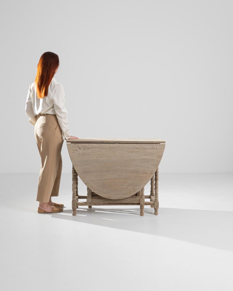 British Oak Gate Leg Table For Sale at 1stDibs