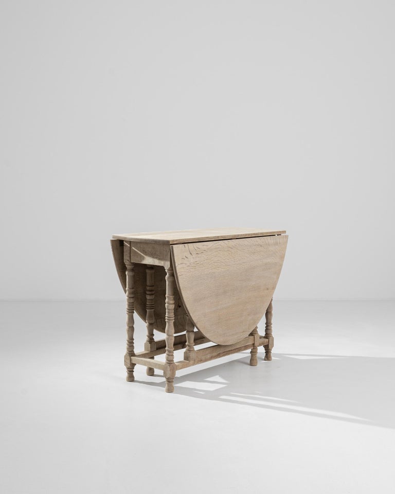 British Oak Gate Leg Table For Sale at 1stDibs