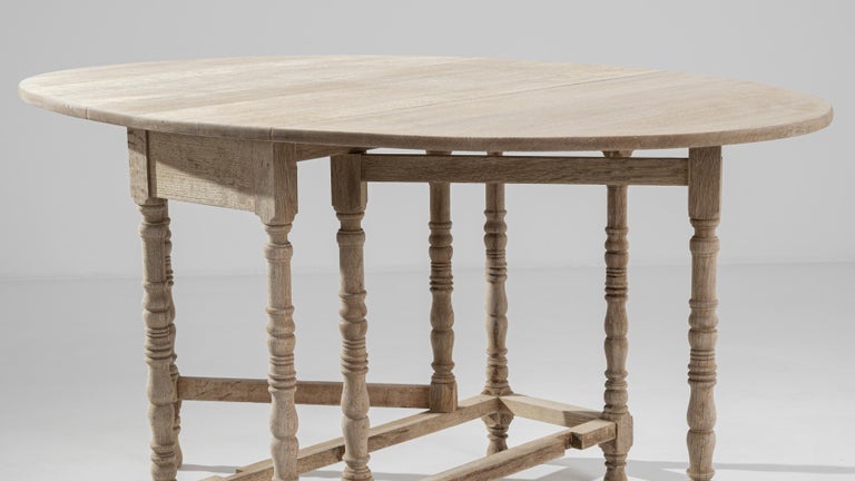 British Oak Gate Leg Table For Sale at 1stDibs