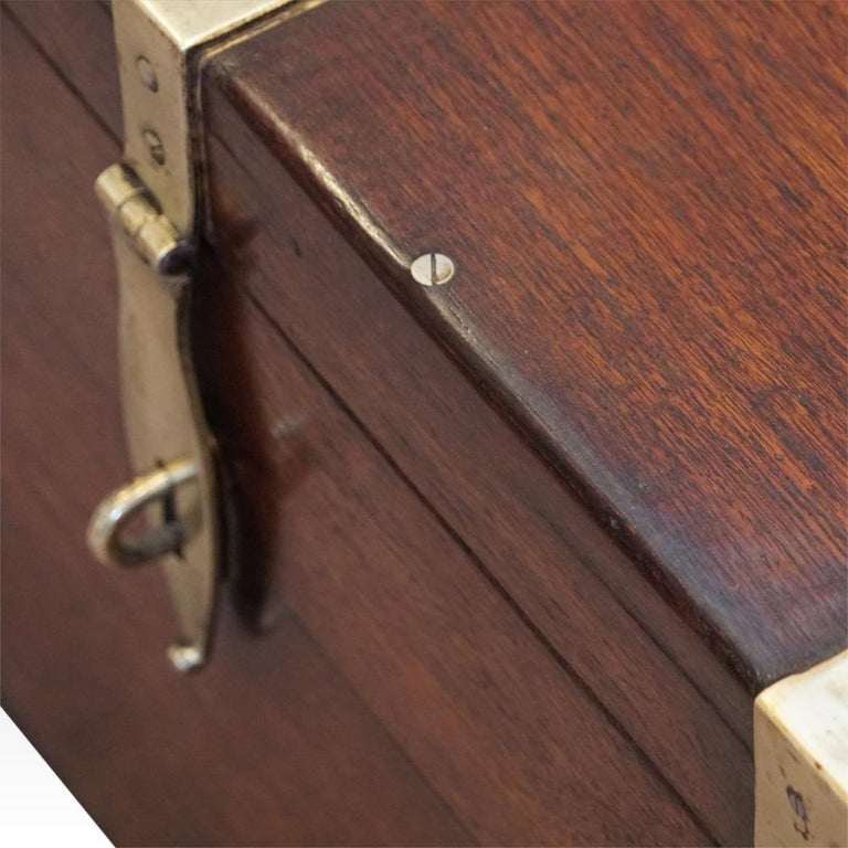 British Officers Victorian Brass Bound Military Chest, circa 1860 at ...