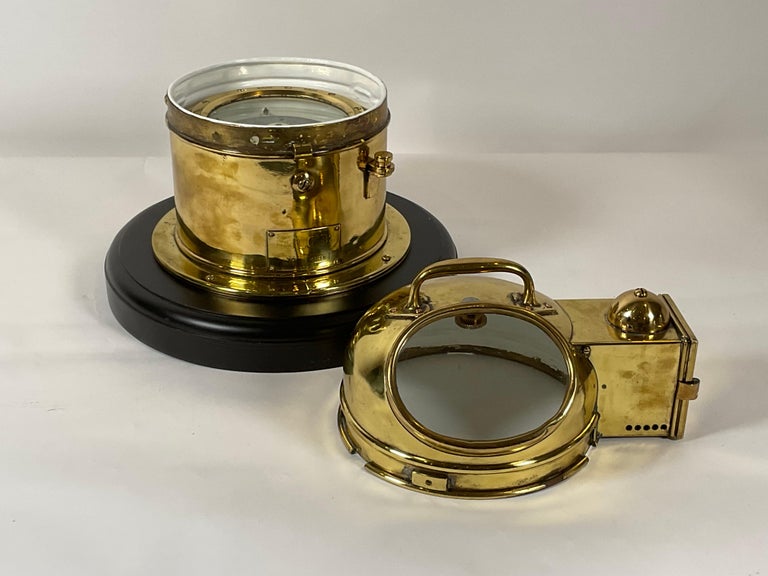 British Royal Navy Ship’s Binnacle Compass For Sale at 1stDibs