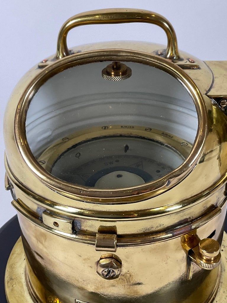 British Royal Navy Ship’s Binnacle Compass For Sale at 1stDibs