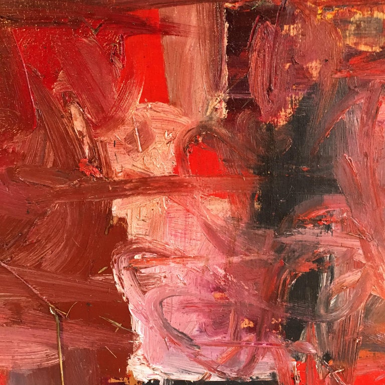 Unknown - ‘Sun 2’ Huge British Abstract Oil Painting Expressionist ...