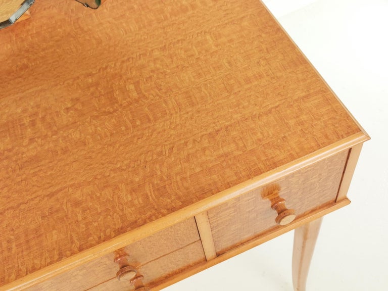 British Vintage CC41 Utility Lacewood Midcentury Dressing Table by ...