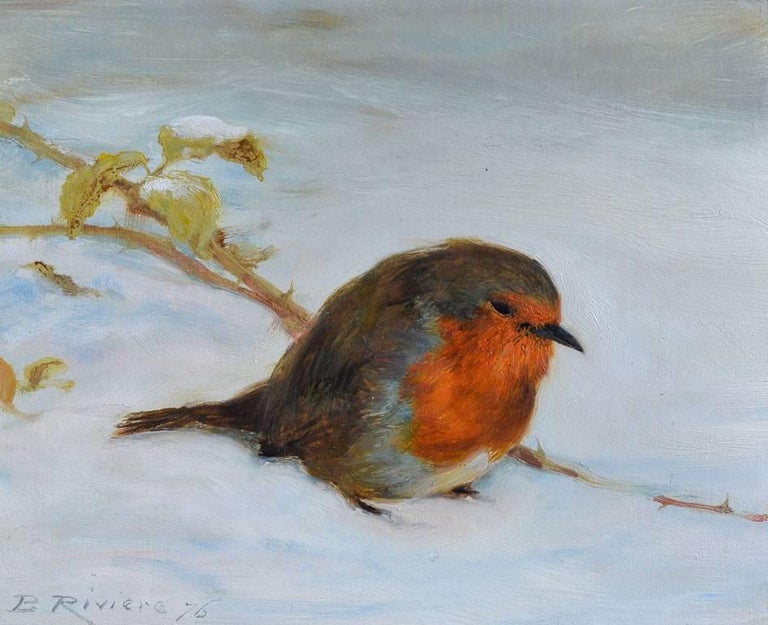 Briton Riviere - Below Zero For Sale at 1stDibs