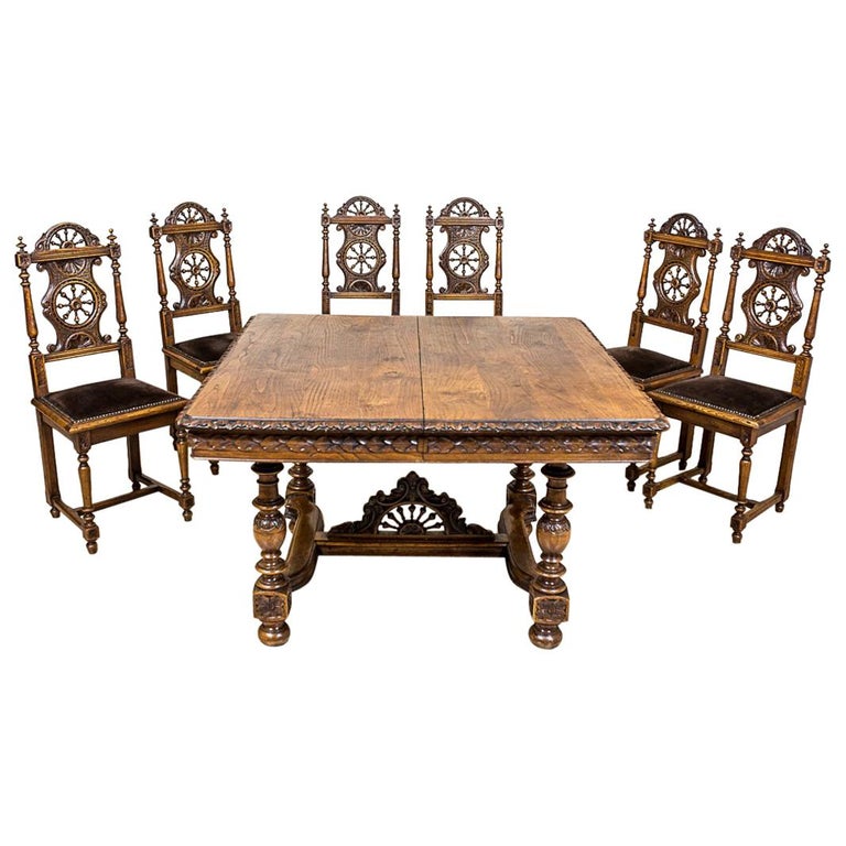 Brittany Table with Chairs, circa 1890 at 1stDibs