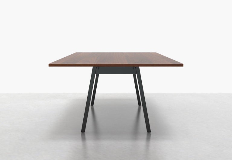 Broad Communal Table 120", Walnut For Sale at 1stDibs