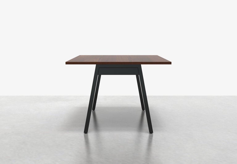 Broad Communal Table 72", Walnut For Sale at 1stDibs