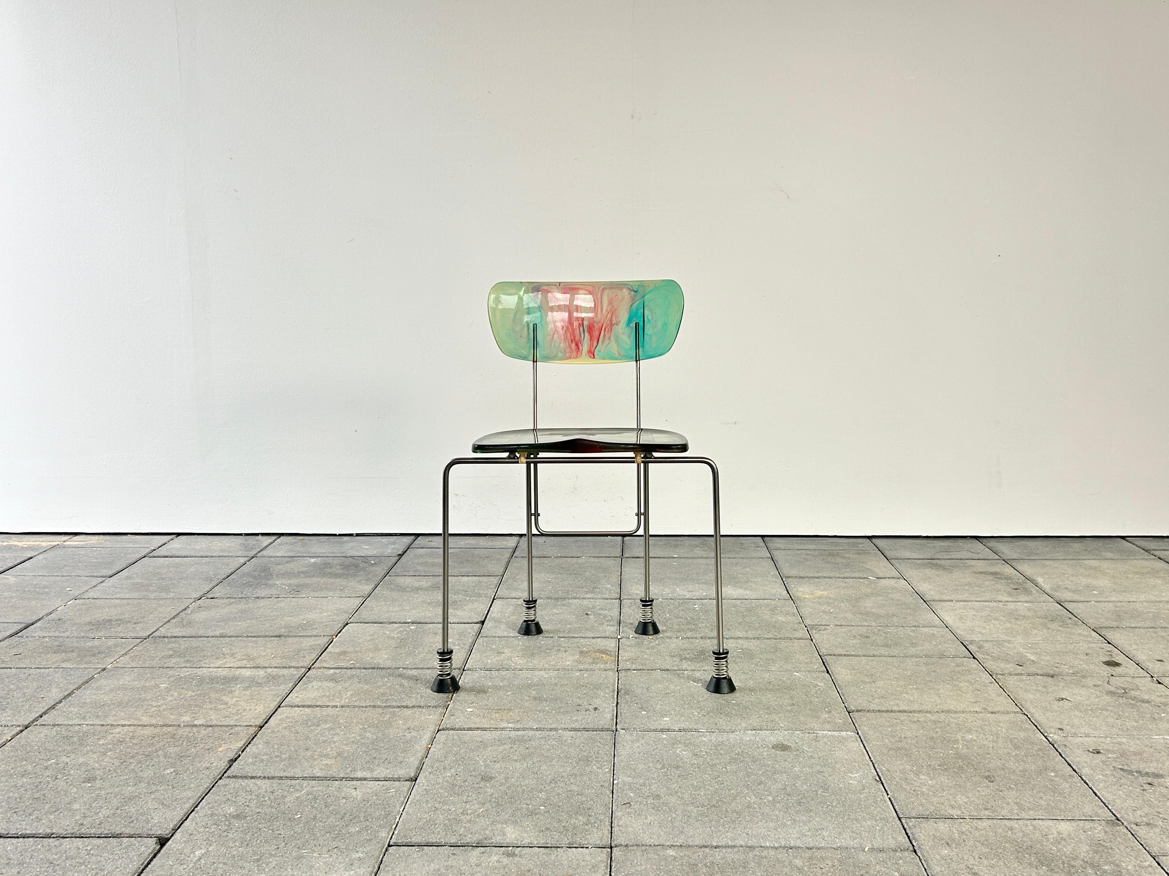 Broadway chair designed by Gaetano Pesce for Bernini, 1993 at 1stDibs