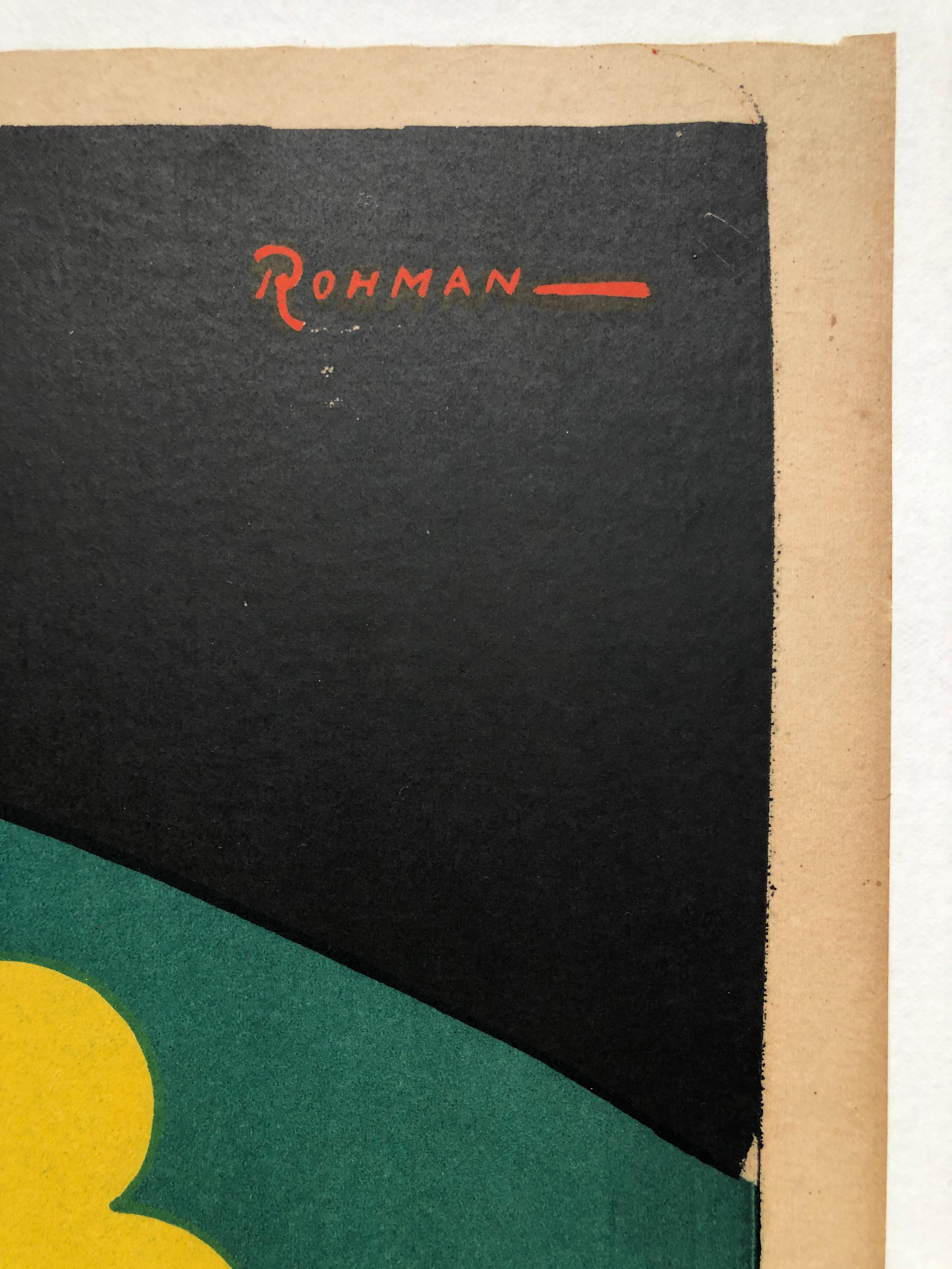 'Broadway' Original Vintage Movie Poster by Eric Rohman, Swedish, 1929 ...