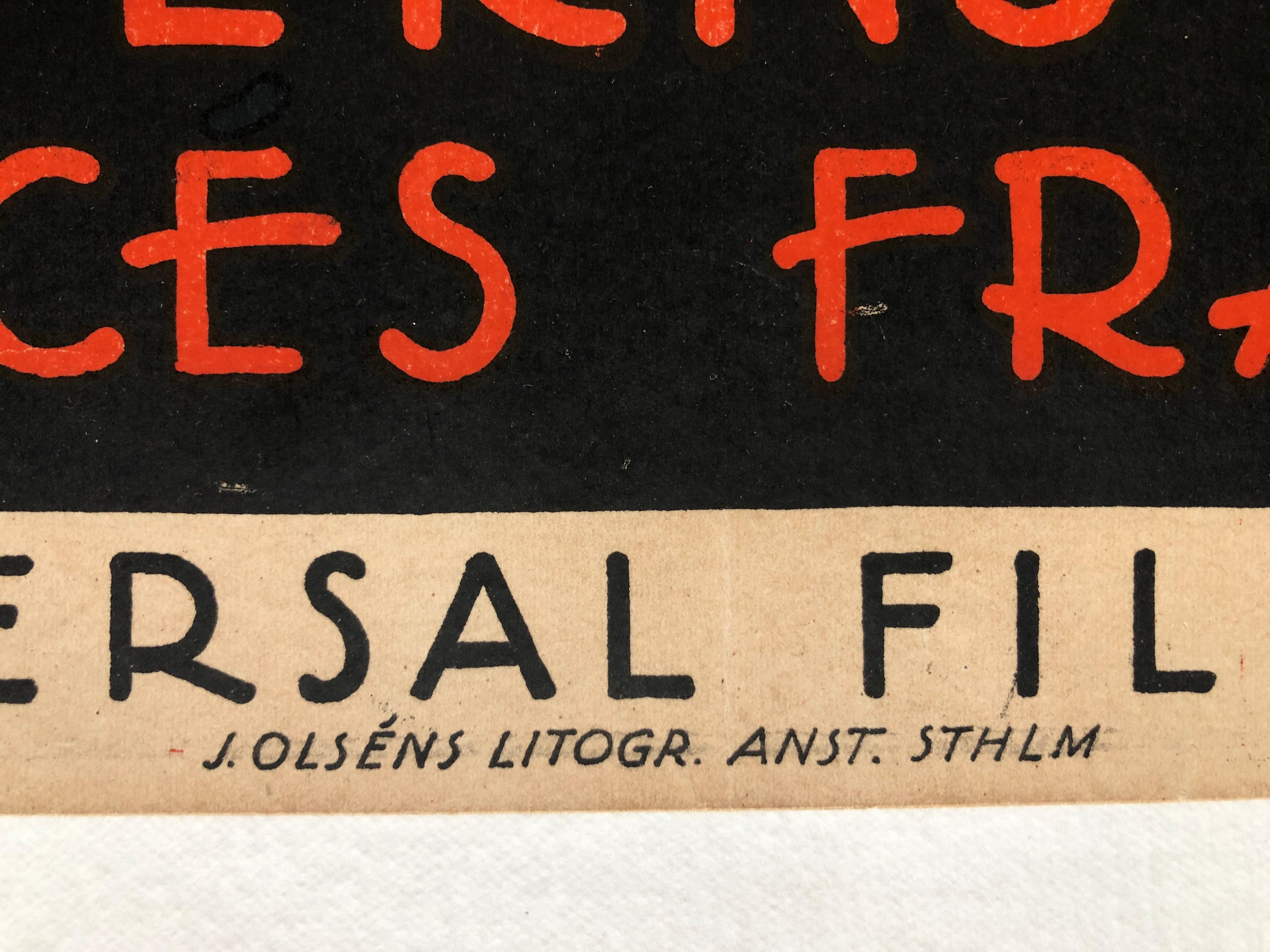 'Broadway' Original Vintage Movie Poster by Eric Rohman, Swedish, 1929 ...