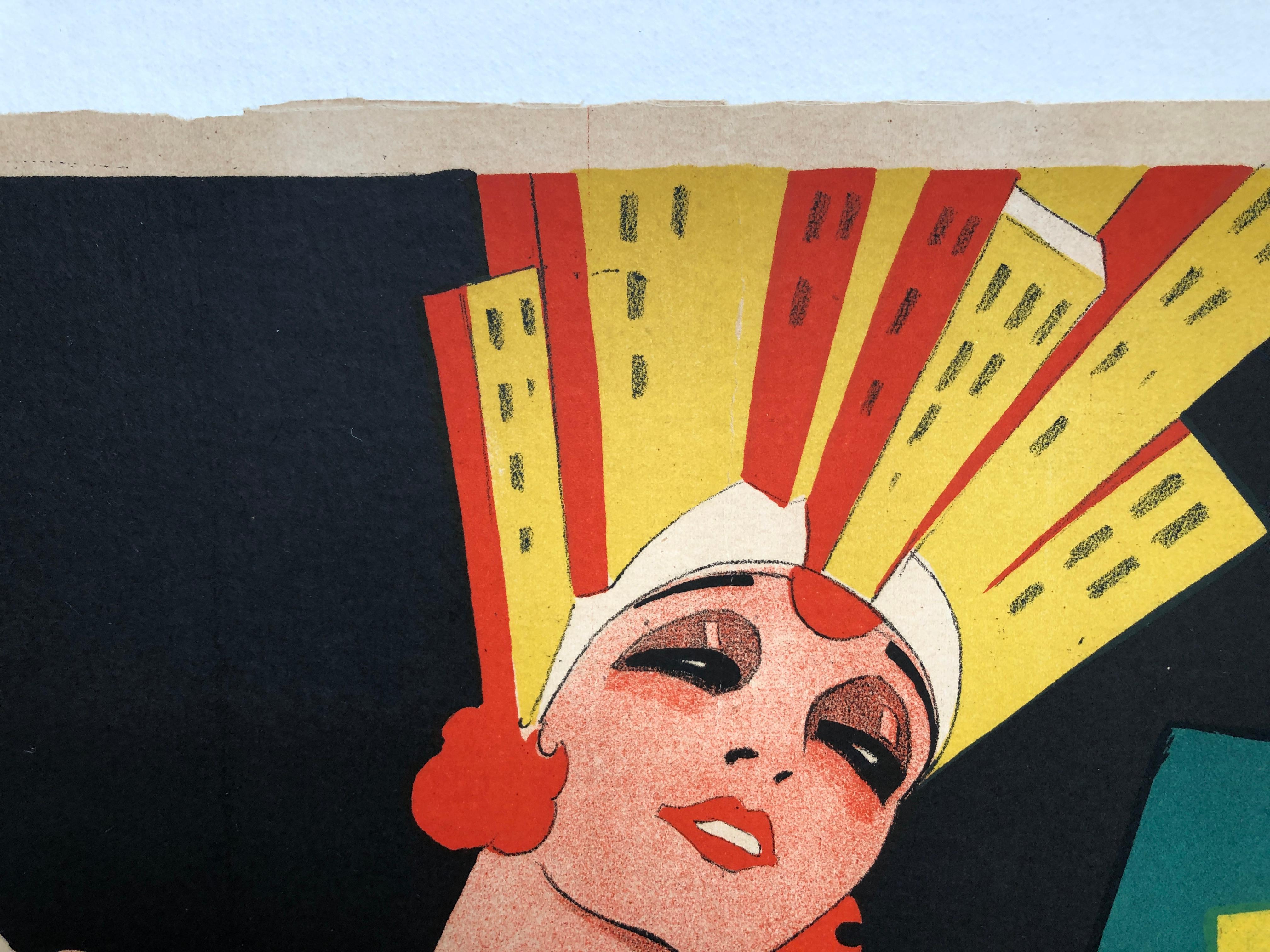 'Broadway' Original Vintage Movie Poster by Eric Rohman, Swedish, 1929 ...