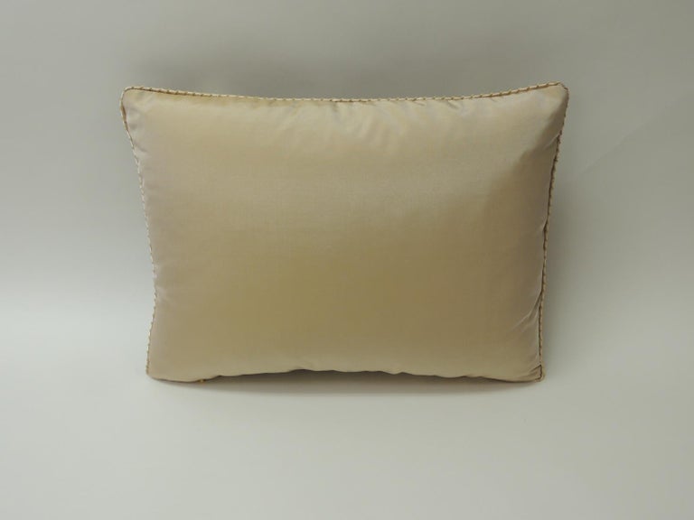 Brocade with Circular Design of Tigers and Phoenixes Bolster Decorative ...