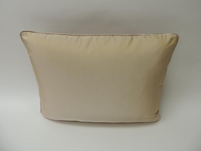 Brocade with Circular Design of Tigers and Phoenixes Bolster Decorative ...