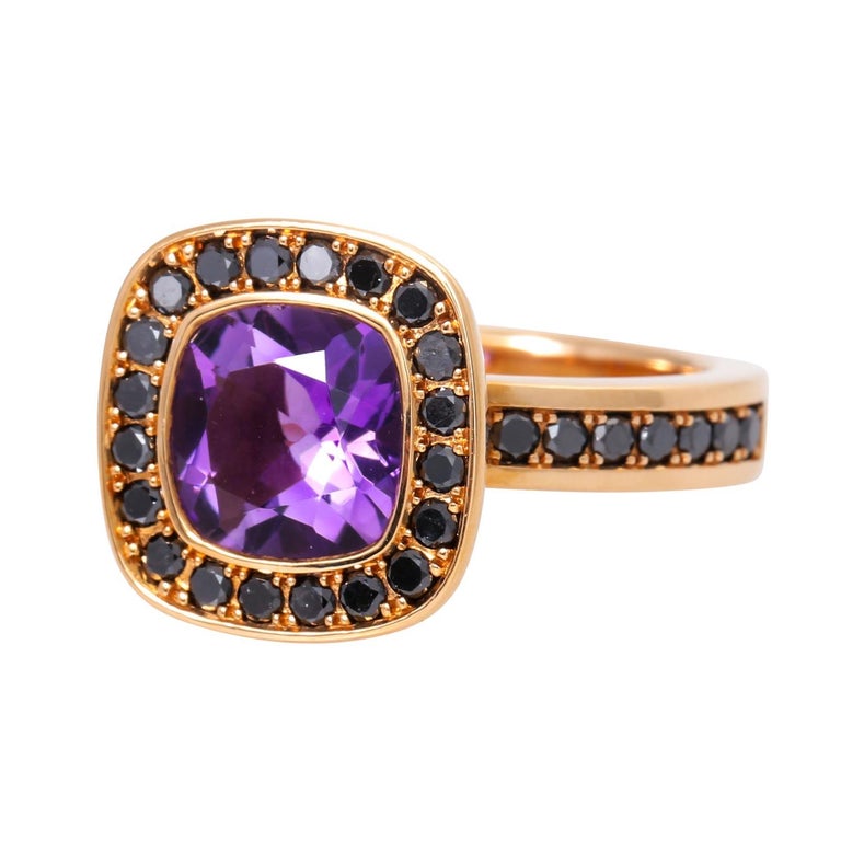 Brogle Ring with Amethyst For Sale at 1stDibs