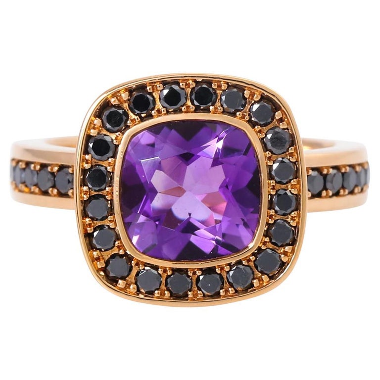 Brogle Ring with Amethyst For Sale at 1stDibs