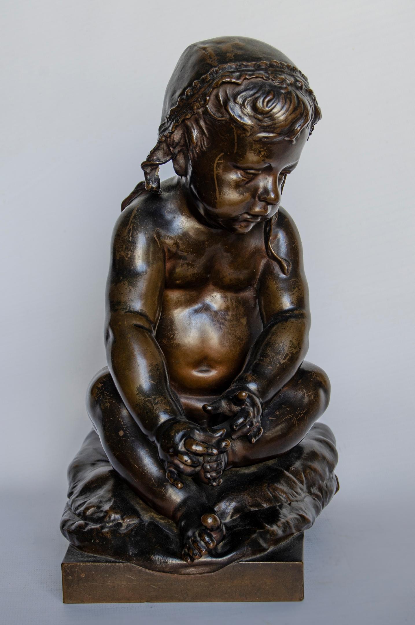 Bronce Niño 'Henry Plee' For Sale at 1stDibs