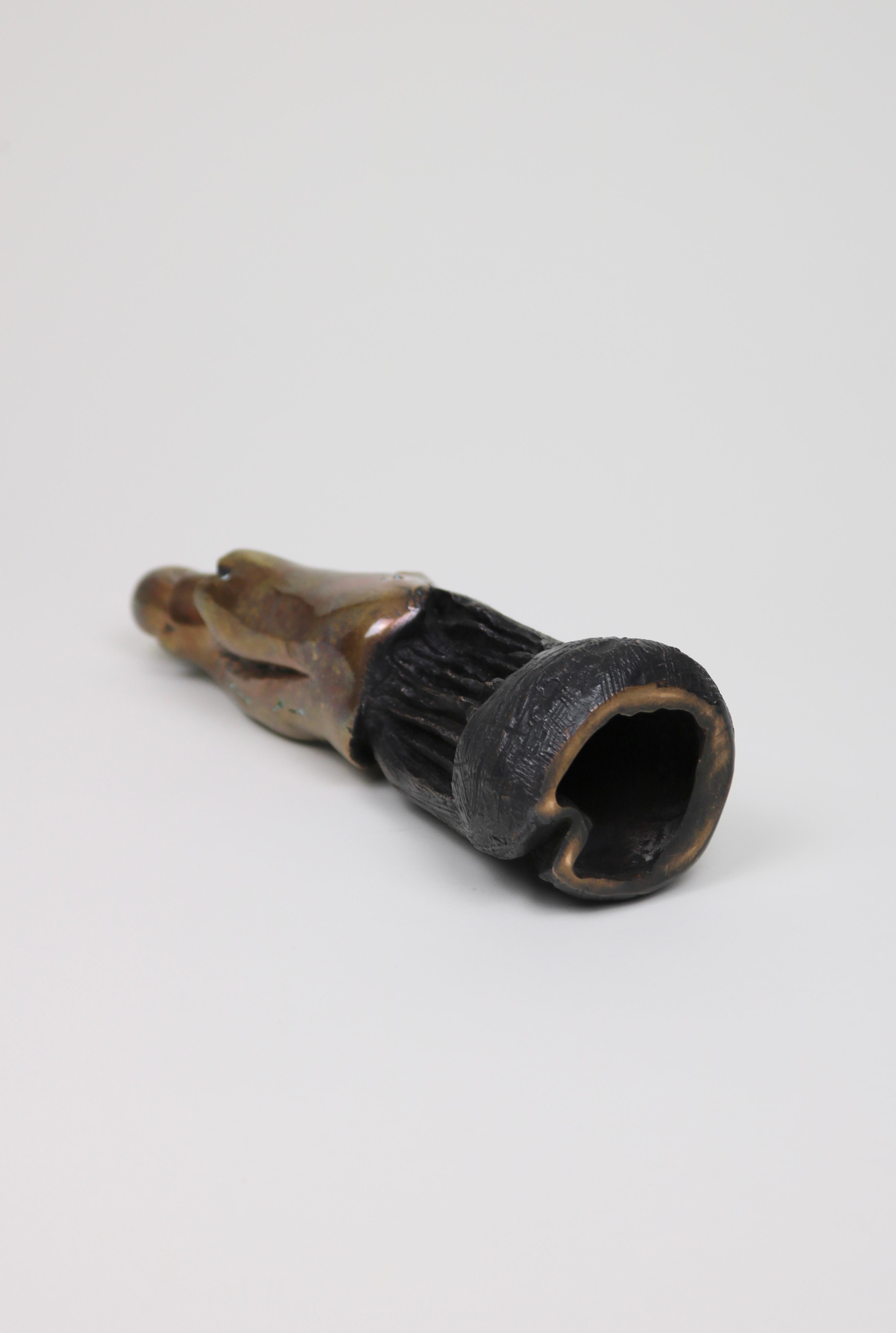 Bronze Abstract Sculpture by Eli Ilan, 1970s at 1stDibs