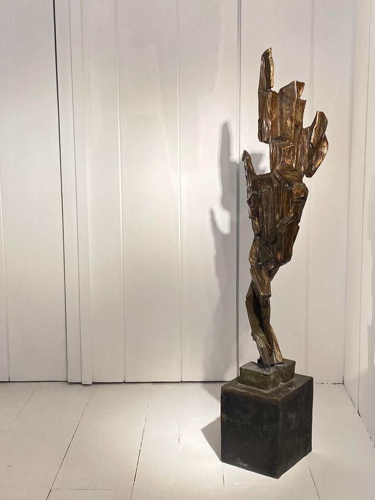 Bronze Abstract Sculpture, Circa 1978 For Sale at 1stDibs