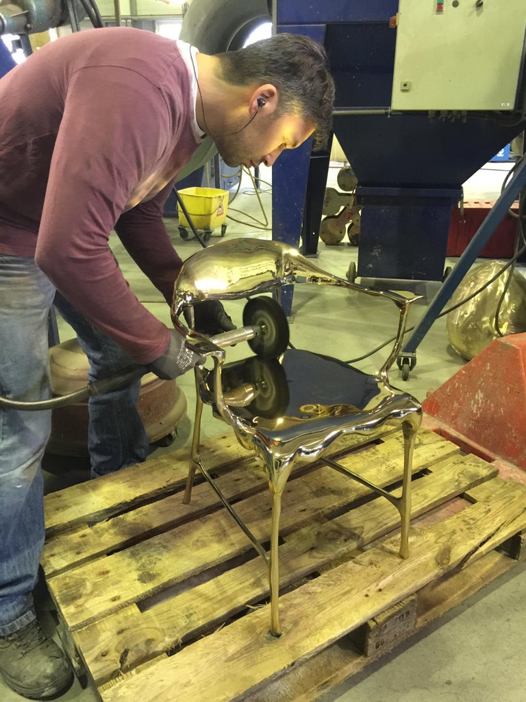 Bronze Age Chair, Solid bronze, 2014, 10/12 For Sale at 1stDibs