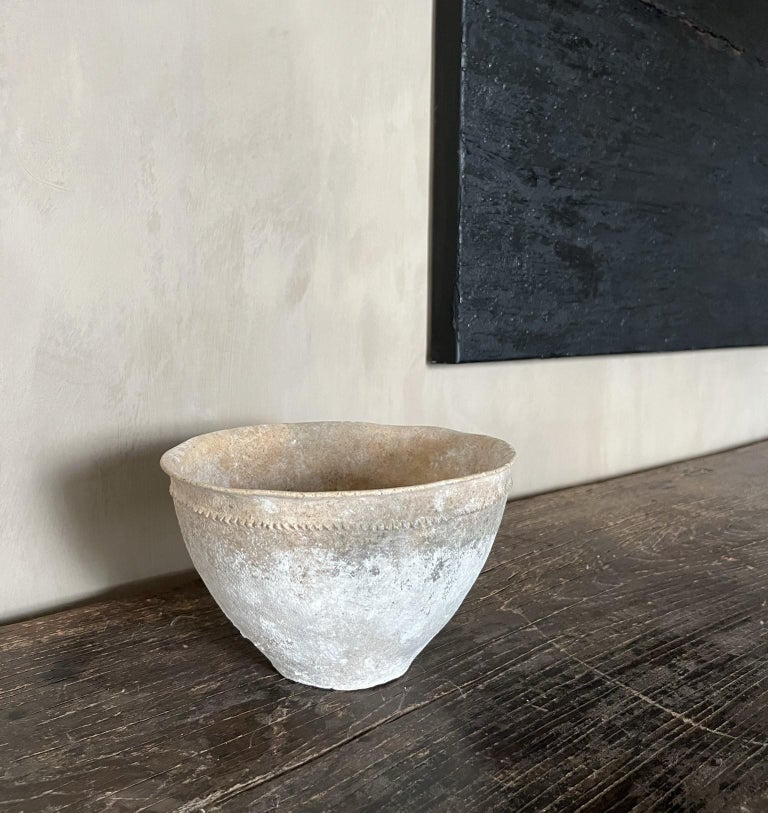 Bronze Age Organic Ceramic Bowl For Sale at 1stDibs