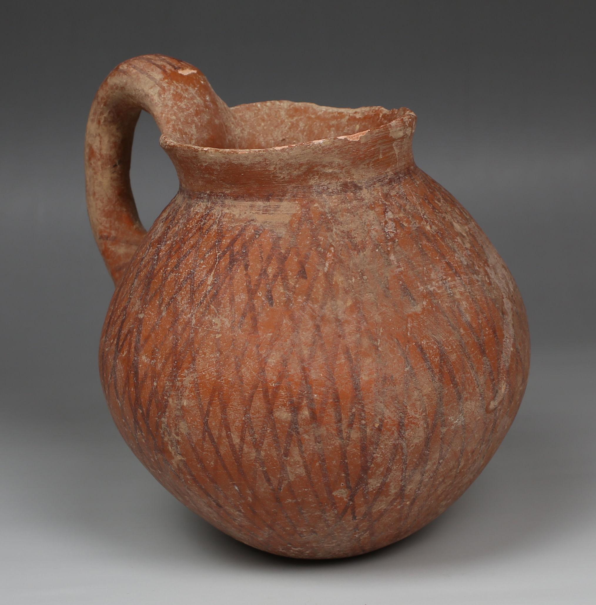 Bronze Age painted jug For Sale at 1stDibs