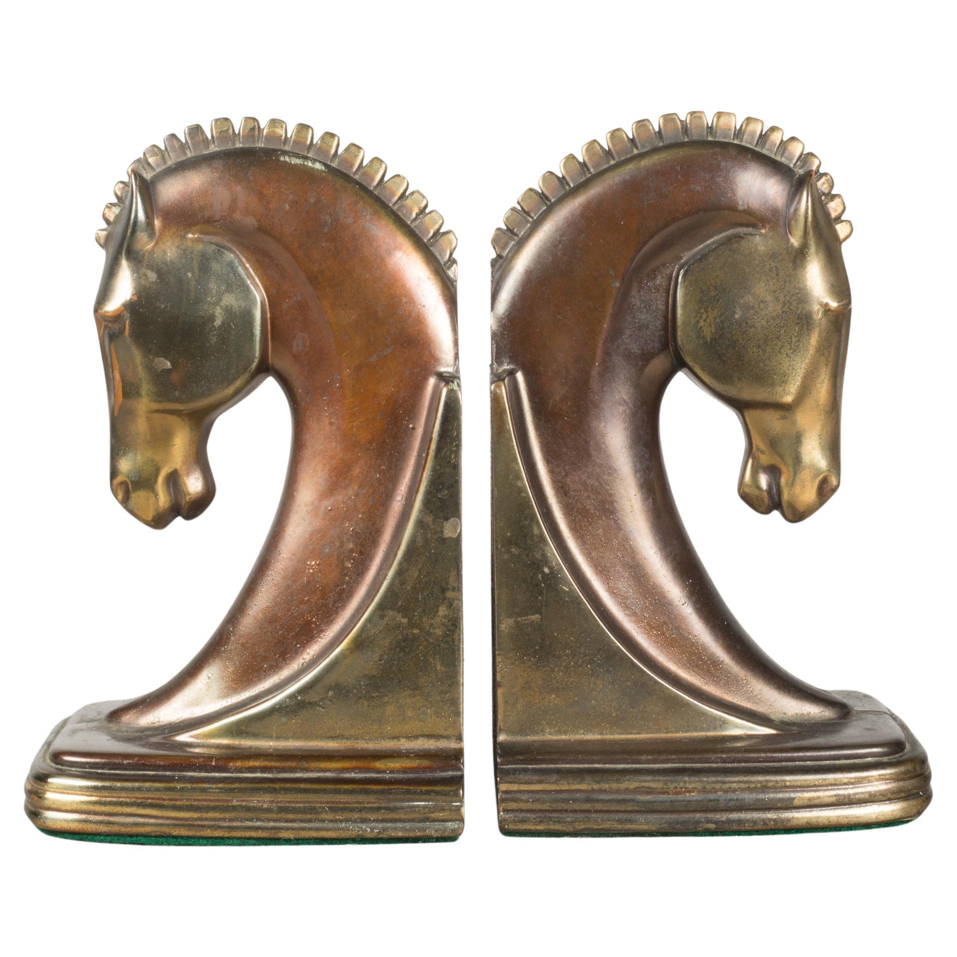 1930s Machine Age Bookends (Pair) at 1stDibs